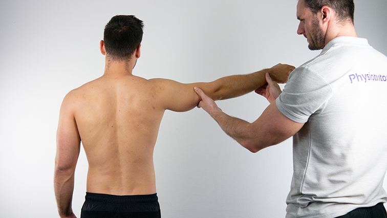 Drop Arm teszt | Supraspinatus + Infraspinatus - Physiotutors